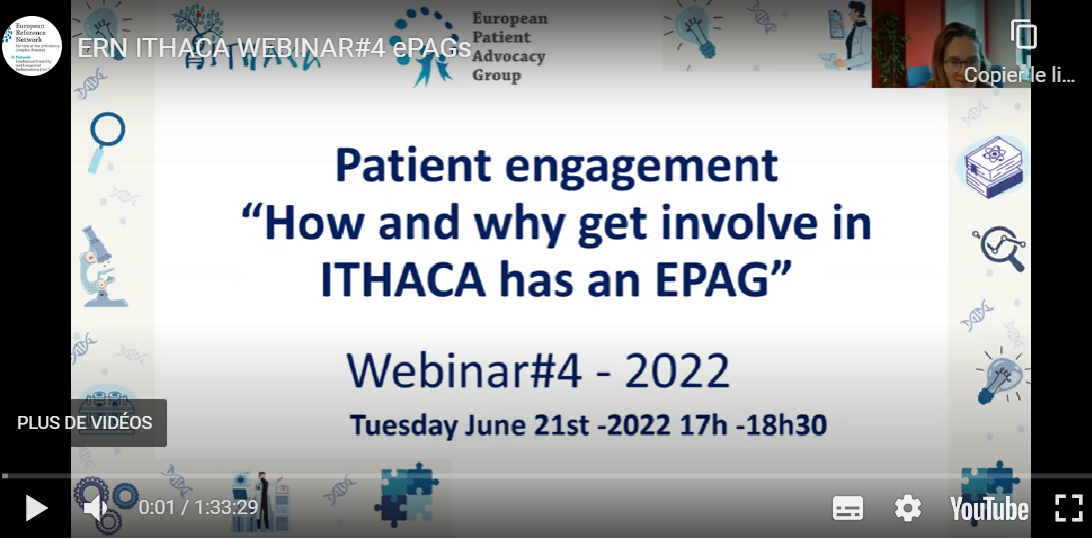 ERN-ITHACA Webinar #4 ePAGS - ERN ITHACA