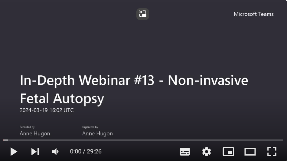 ERN-ITHACA Webinar #13: Non-invasive Fetal Autopsy - ERN ITHACA